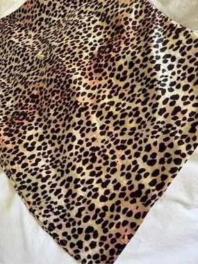 Princess Polly | Skirts | Princess Polly Curve Satin Leopard Print ...